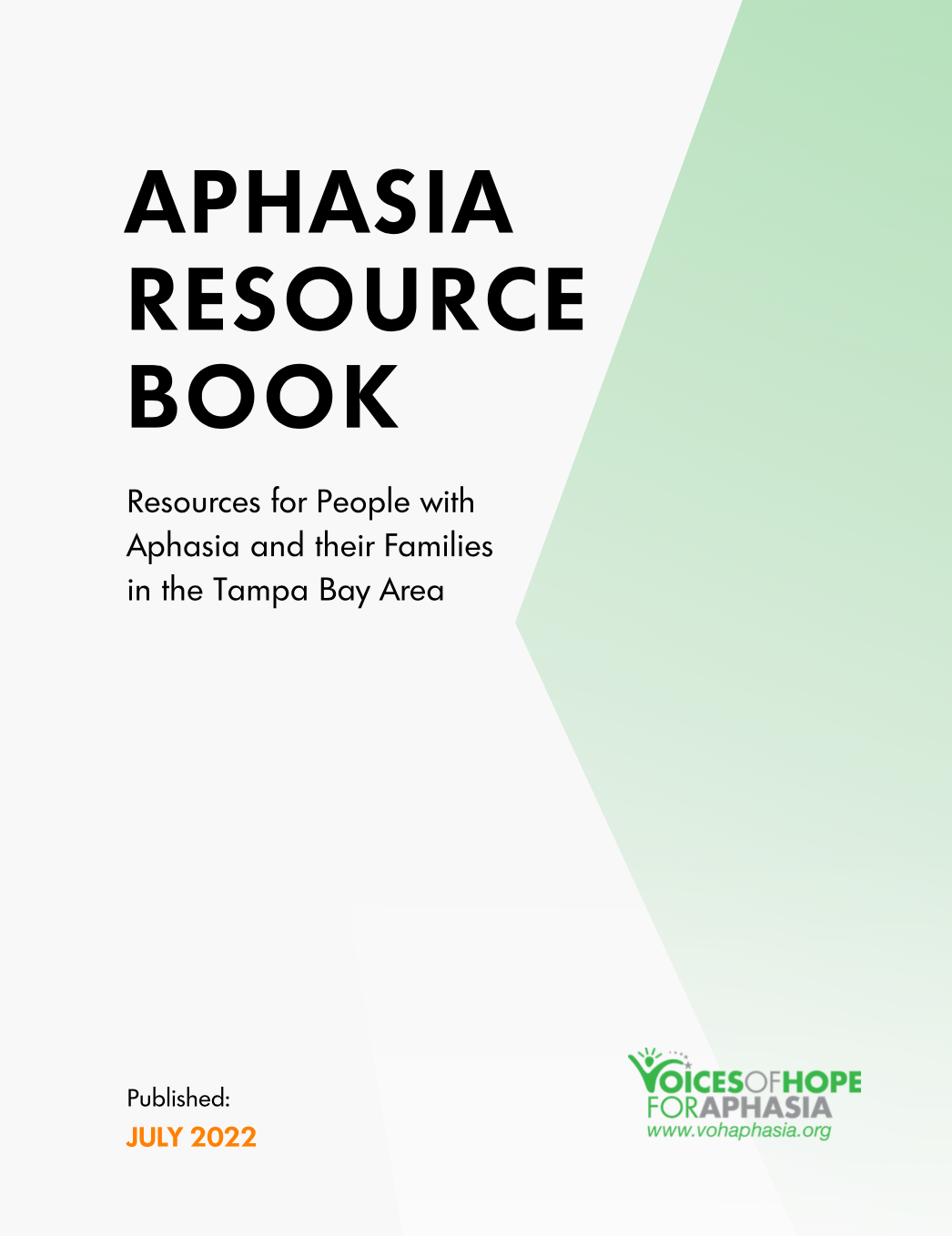 Aphasia Resource Book | Voices of Hope for Aphasia